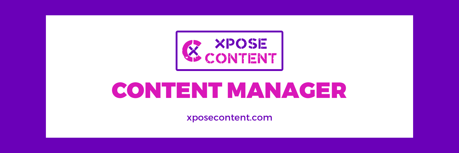 Xpose Content - Content Manager | WordPress Plugin